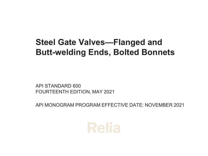 API 623 Trim Chart - valvestandard.com