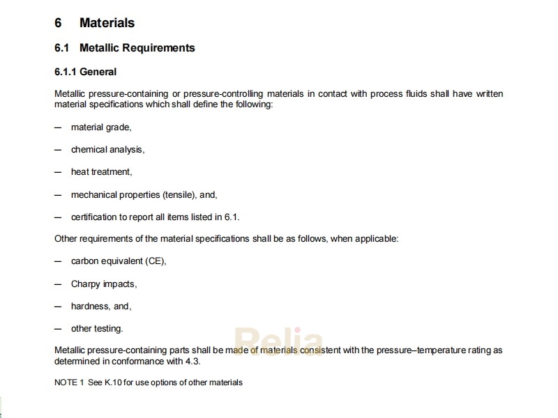 API 6D Valve Pressure Test Specifications - valvestandard.com API 6D Valve Pressure Test Specifications - valvestandard.com