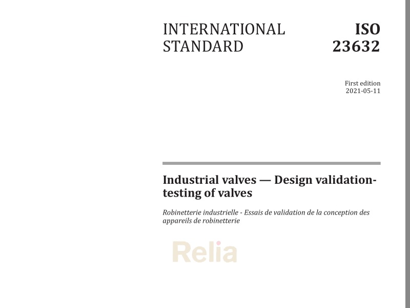 ISO Standard - valvestandard.com
