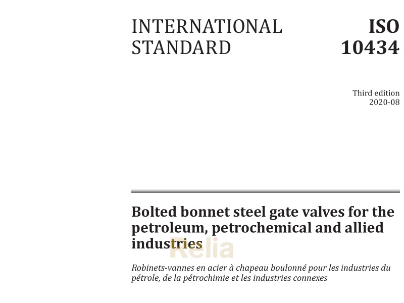ISO Standard - valvestandard.com