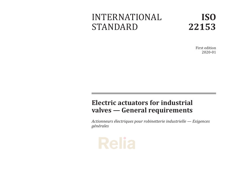 ISO Standard - valvestandard.com